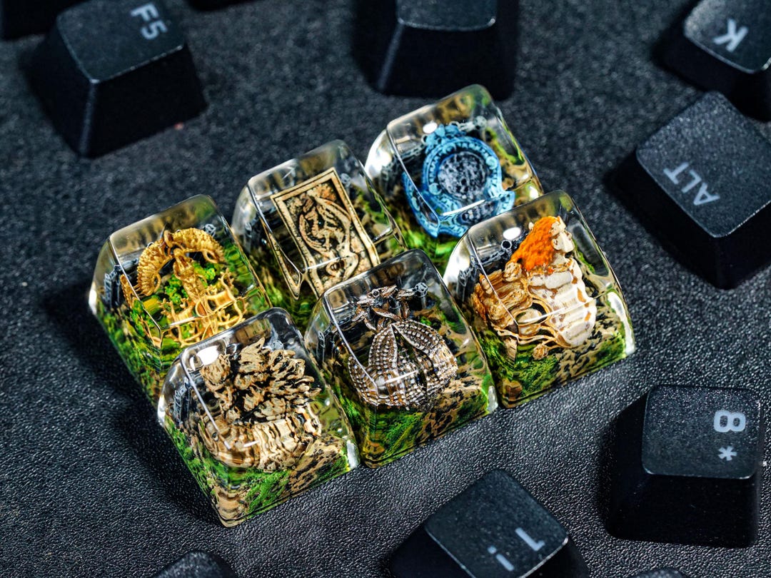 BUY 3 GET 1 Custom Elden Ring Talisman Keycap Set, Artisan Gaming ...