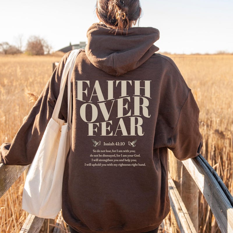 Faith Over Fear Hoodie - Etsy