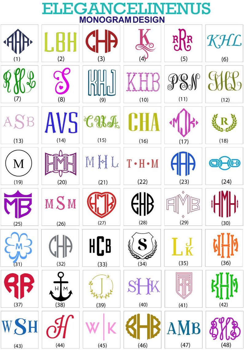 PERSONALIZED MONOGRAM SHEETSET- 400 Thread Count White Cotton Sateen ...