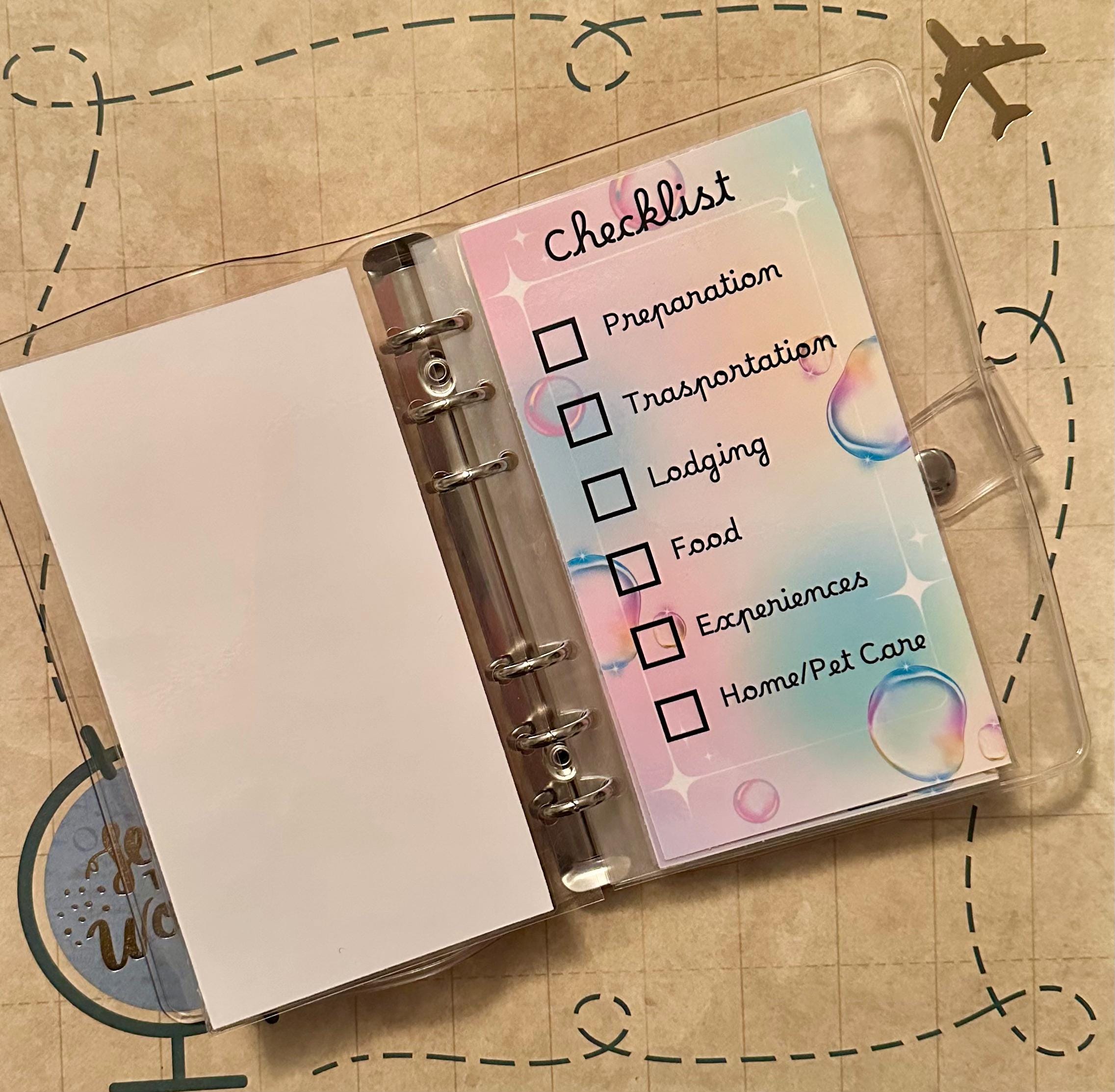 Vacation Planning Cash Stuffing Binder Etsy