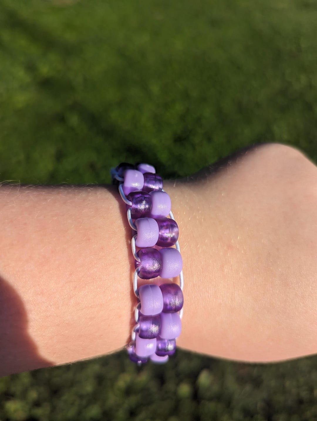 Purple Kandi Ladder Bracelet - Etsy