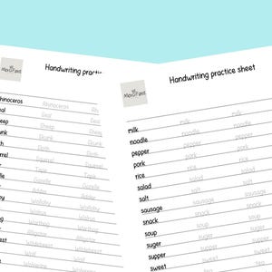 Neat Handwriting Worksheet 39 Pages, Hand Lettering Alphabet ABC Letter ...