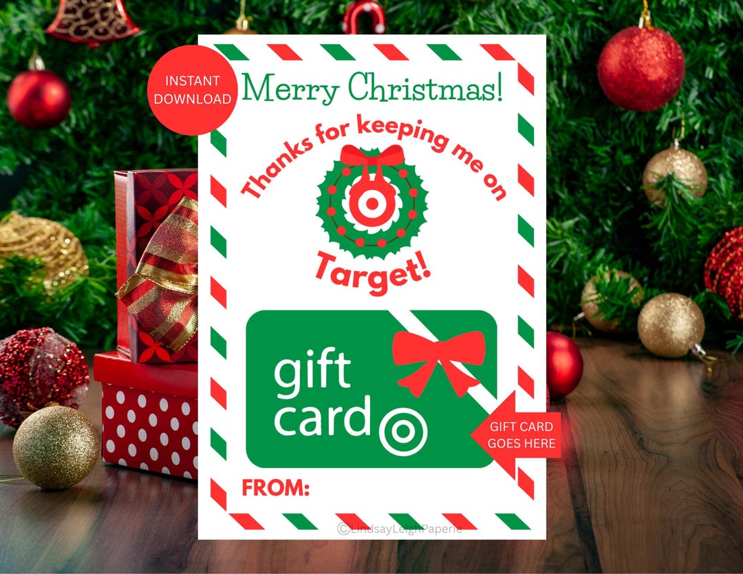 Target Gift Card Holder, Gift Card Holder, Teacher Christmas Gift ...