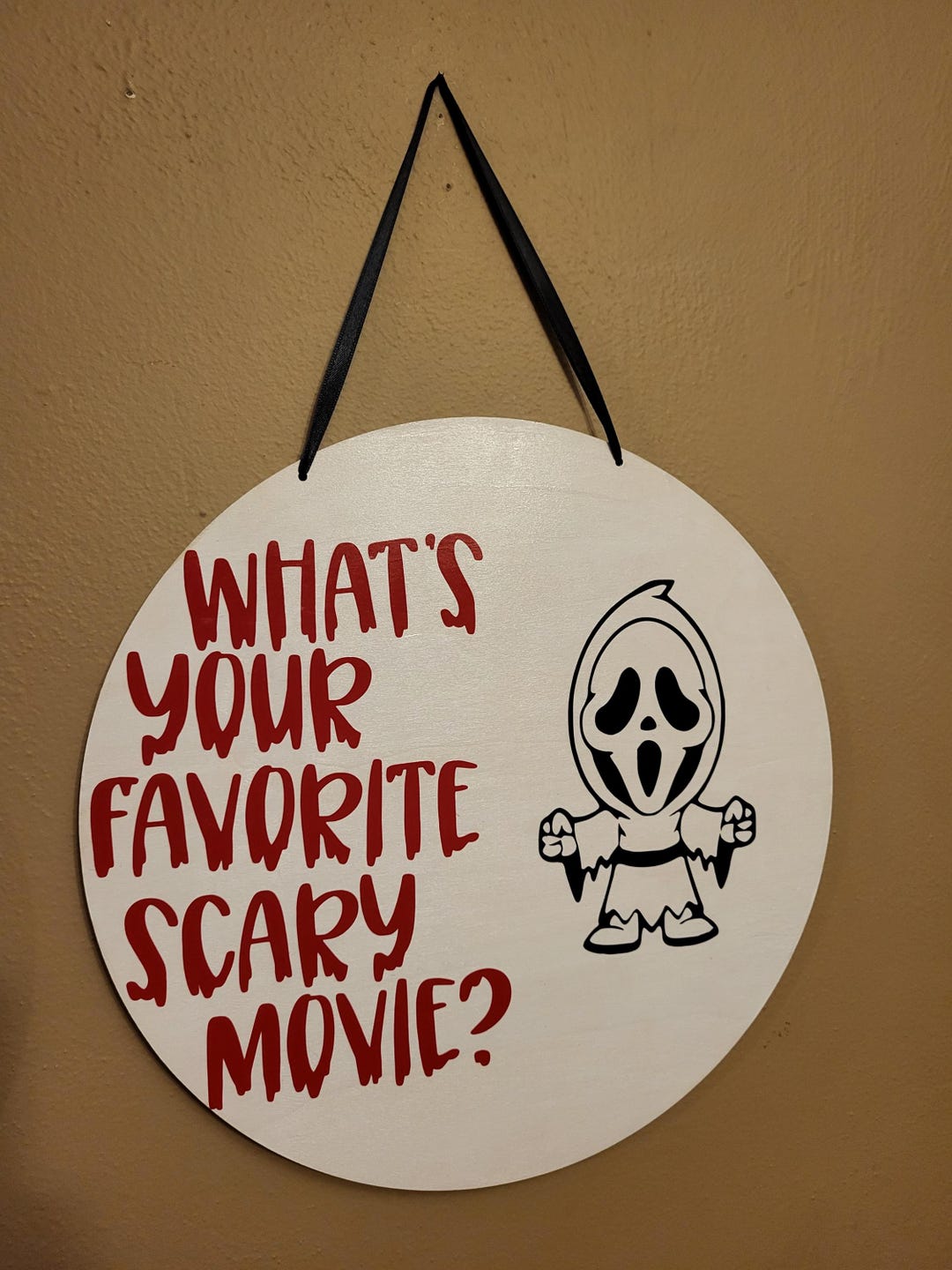 Custom Made Ghostface Sign - Etsy