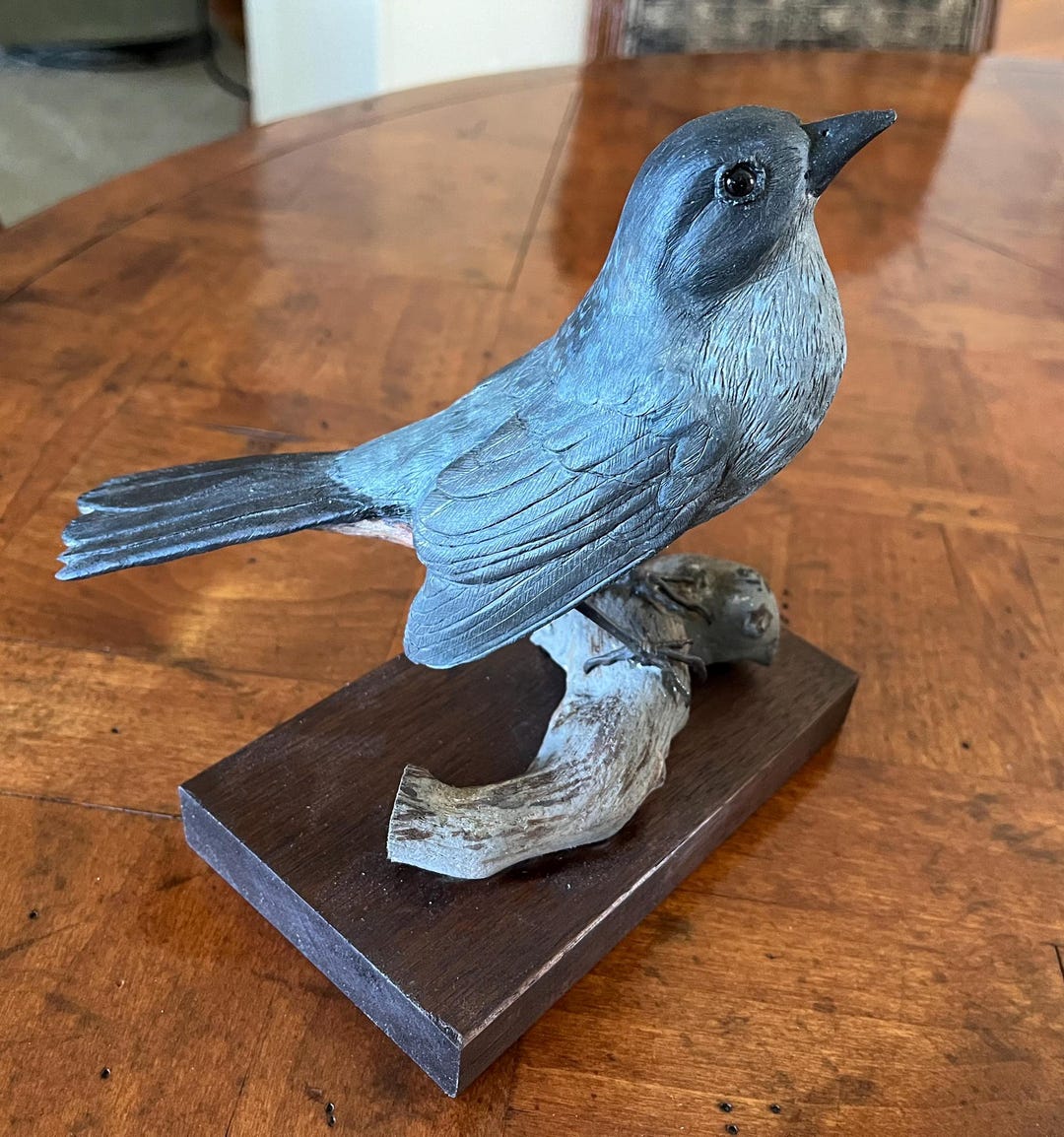 Bird Carving of Catbird - Etsy