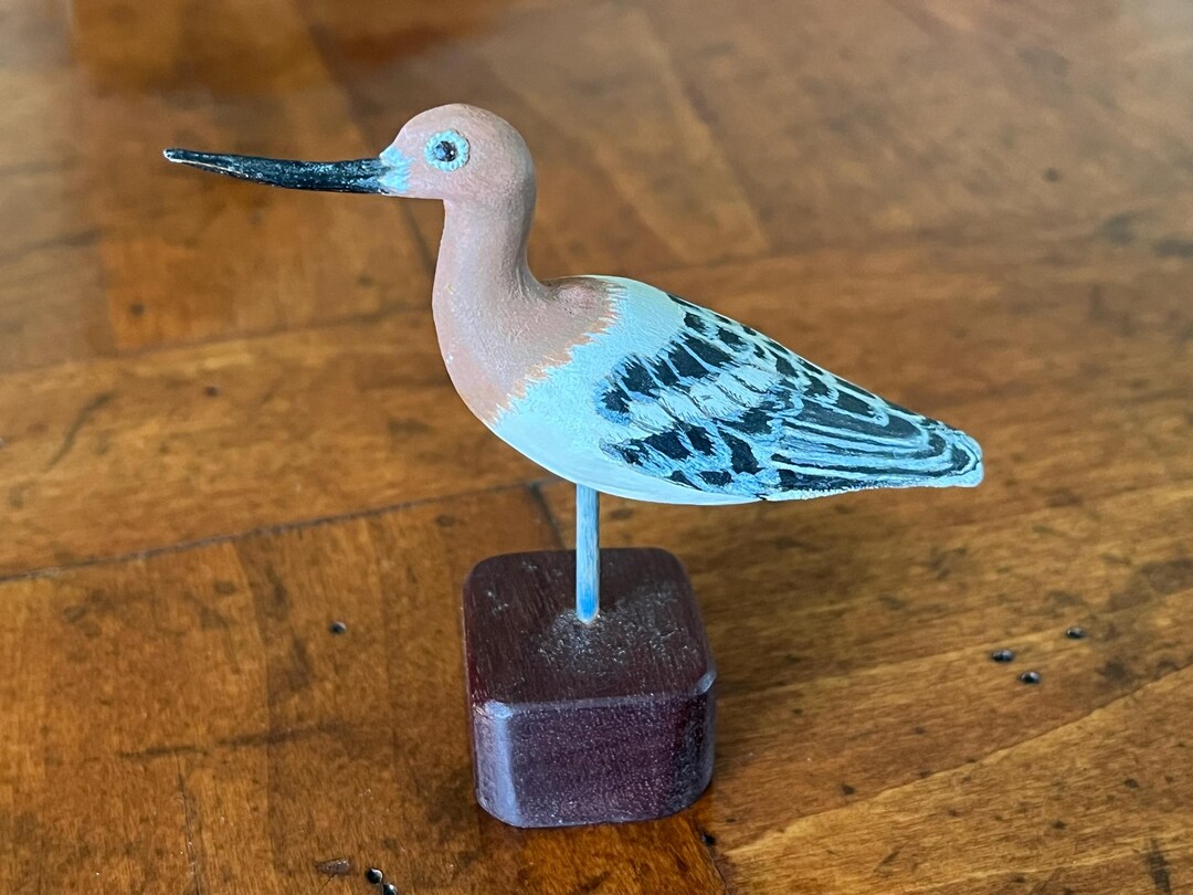 Bird Carving of Miniature Avocet (decoy) - Etsy