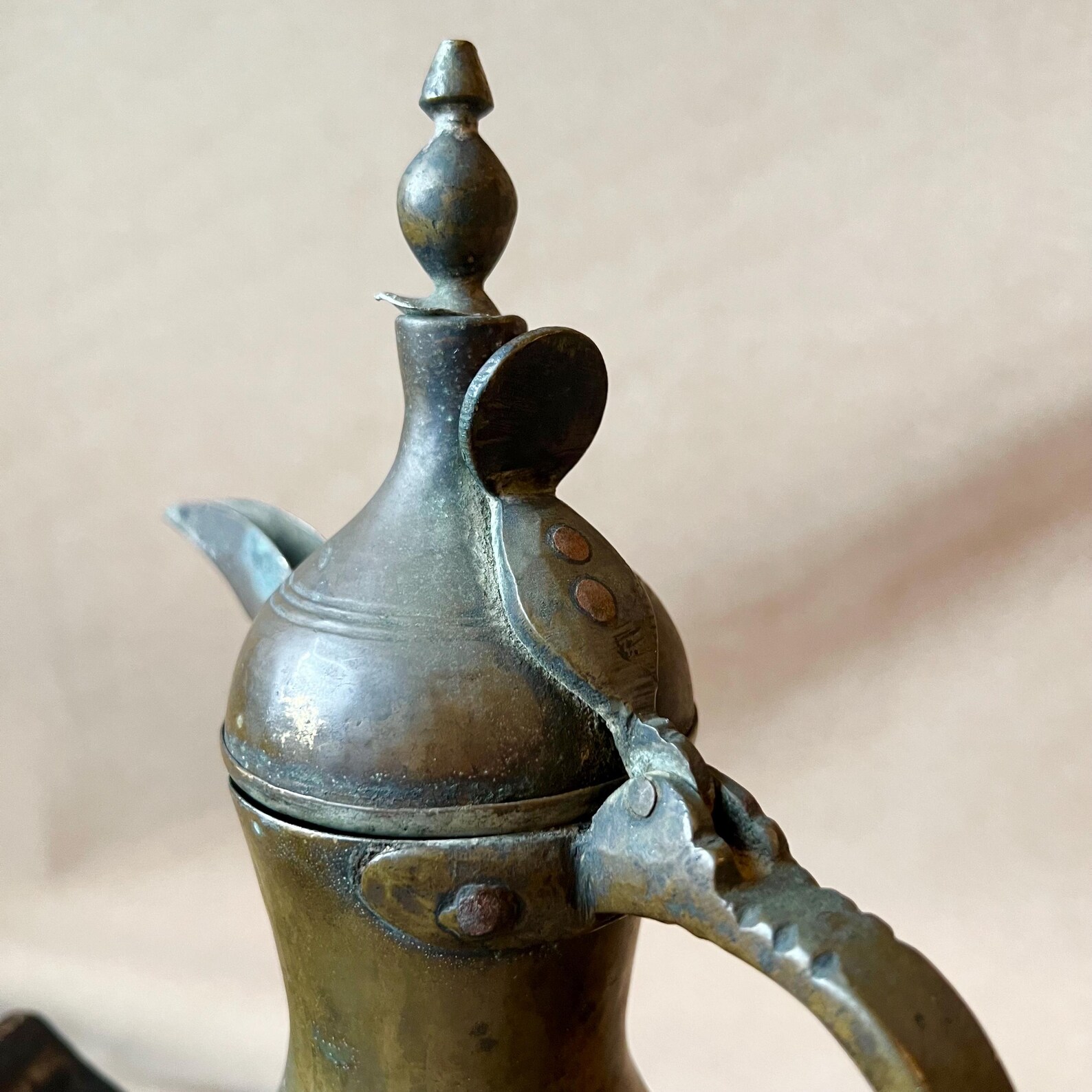 Antique Brass Primitive Middle Eastern Coffee Pot Kettle 9 - Etsy
