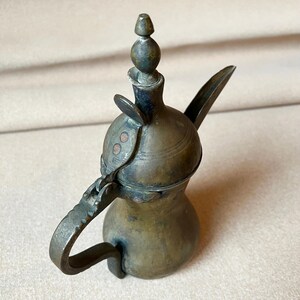 Antique Brass Primitive Middle Eastern Coffee Pot Kettle 9 - Etsy