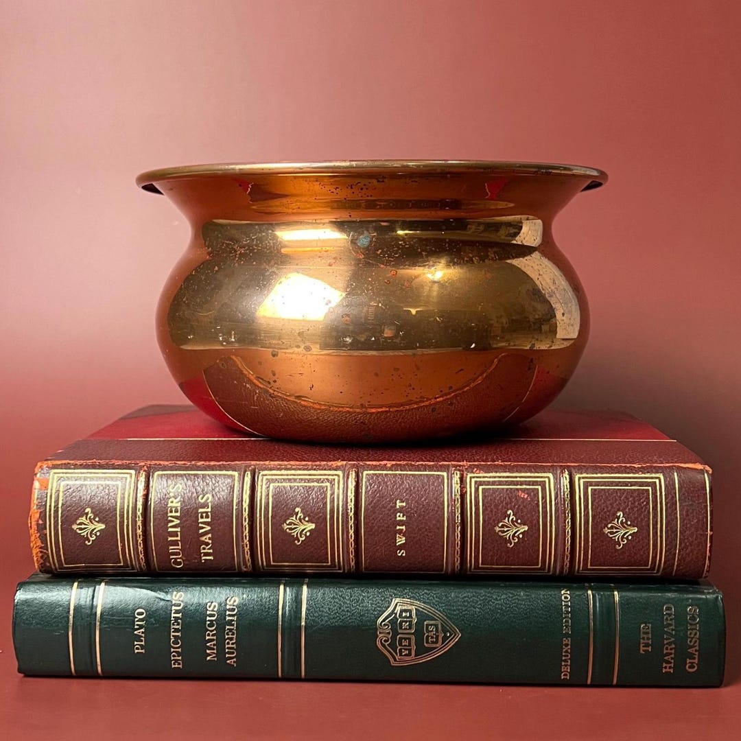 Coppercraft Guild Vintage Round Copper Pot Planter Made in Taunton ...