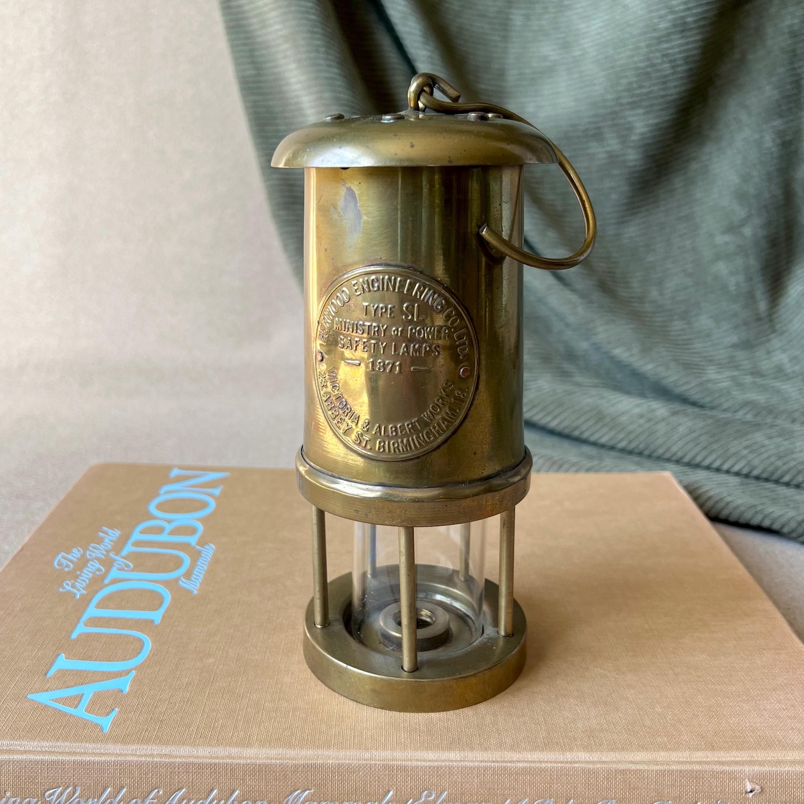 Vintage Brass Coal Miner’s Safety Berwood Engineering Ministry of Power ...