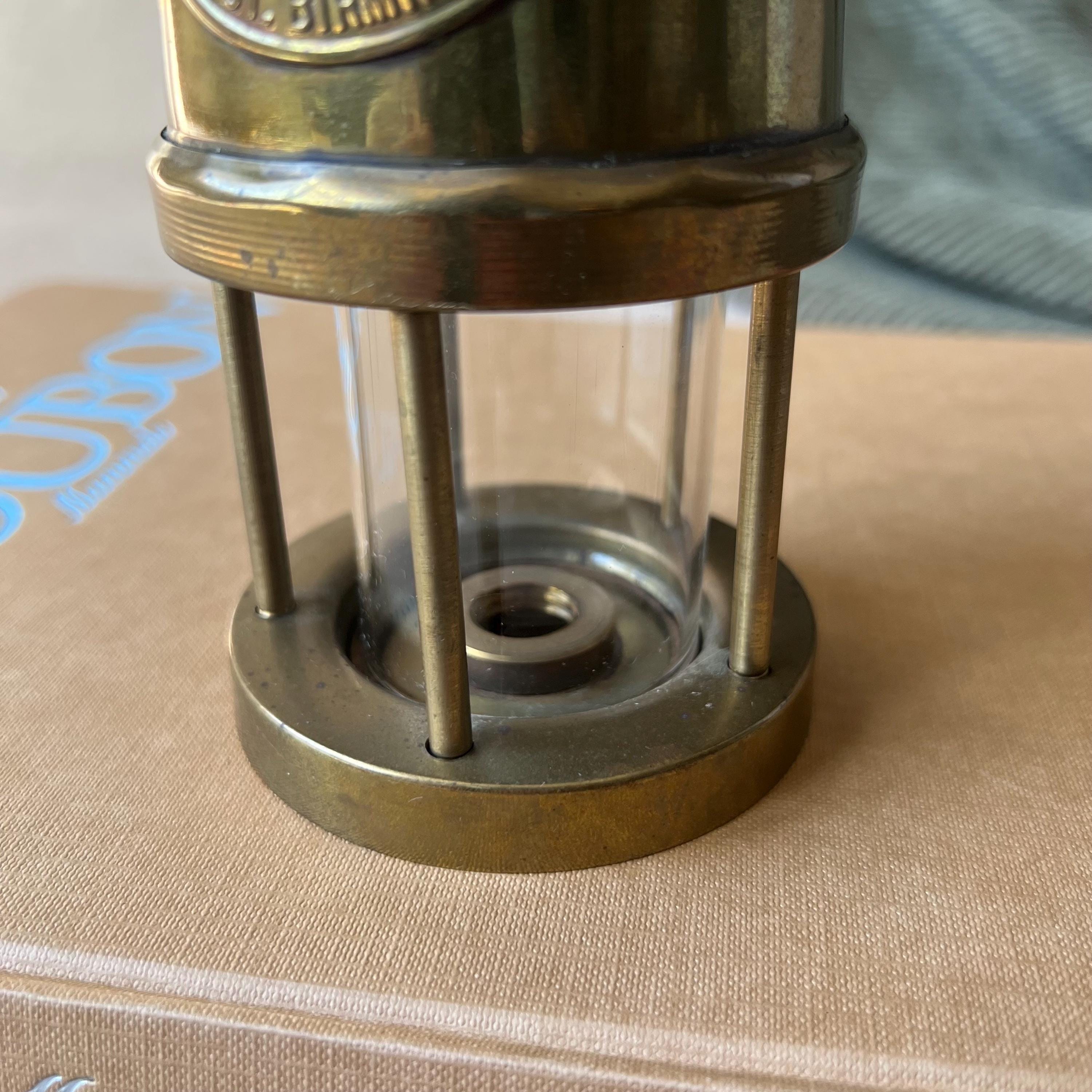 Vintage Brass Coal Miner’s Safety Berwood Engineering Ministry of Power ...
