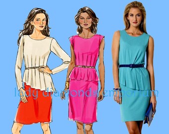 Simplicity 8735 off Shoulder Empire Waist Renaissance Costume Medieval ...