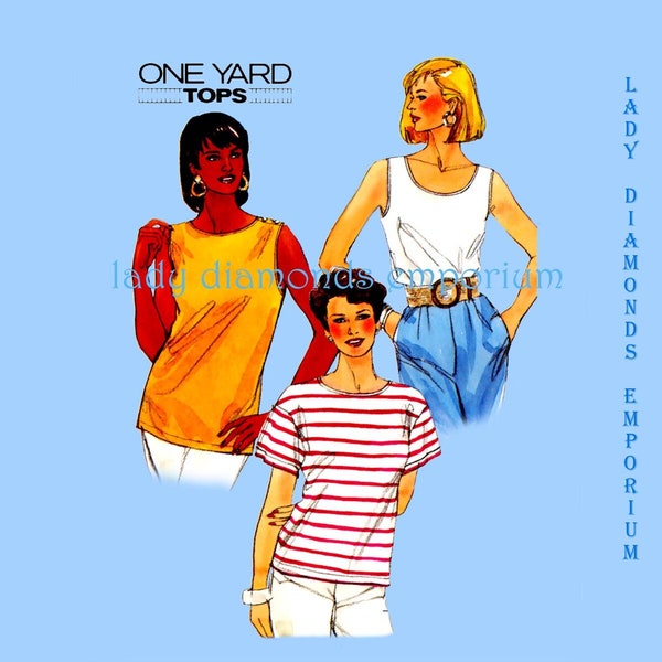 One Yard Top Sewing Pattern - Etsy