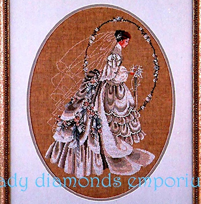 Vintage Lavender & Lace Cross Stitch Patterns Angel of Christmas Angel ...