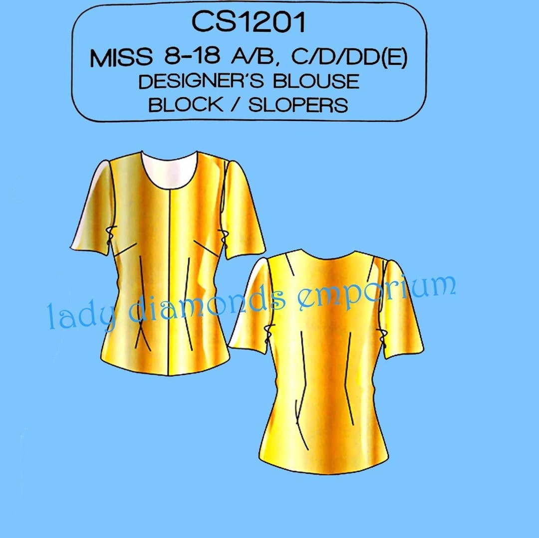 Connie Crawford Fitted Blouse Womens Tops Size 8 10 12 14 16 18 A/B C/D ...