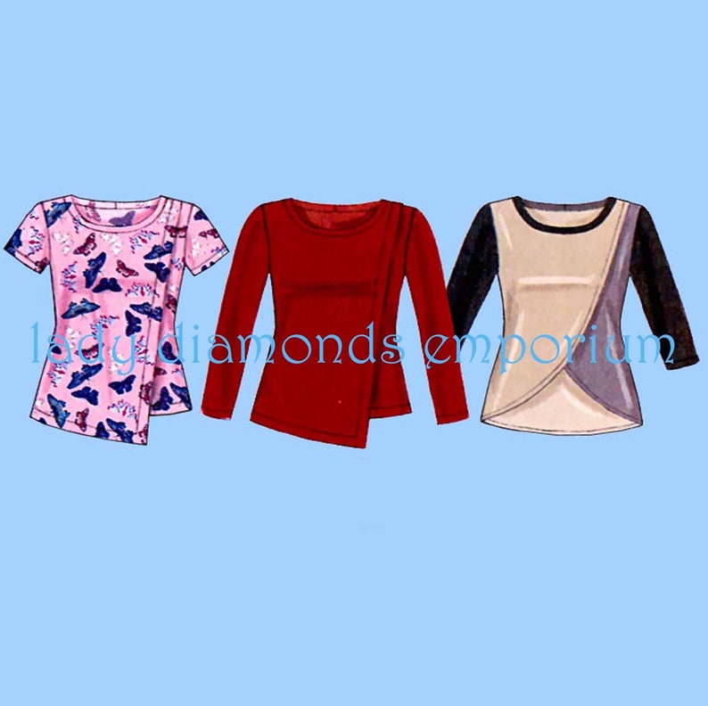 Pullover Tops in 4 Variations Short or Long Sleeve Shaped - Etsy