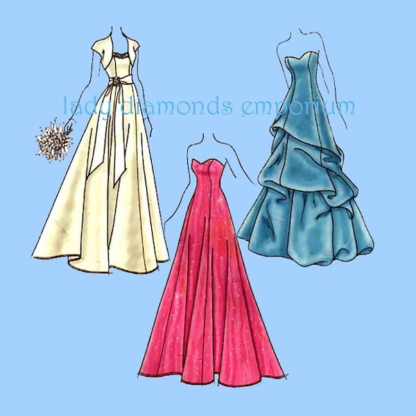 Wedding Gown Pattern - Etsy