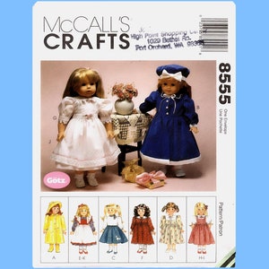 New Choices of 18 Doll Clothes Patterns Mccalls 8555 9033 9083 ...