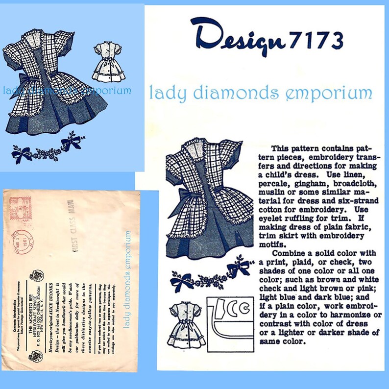 Vintage Toddlers Sewing Patterns 1940’s – 1960’s Size 4 6 7 Simplicity ...