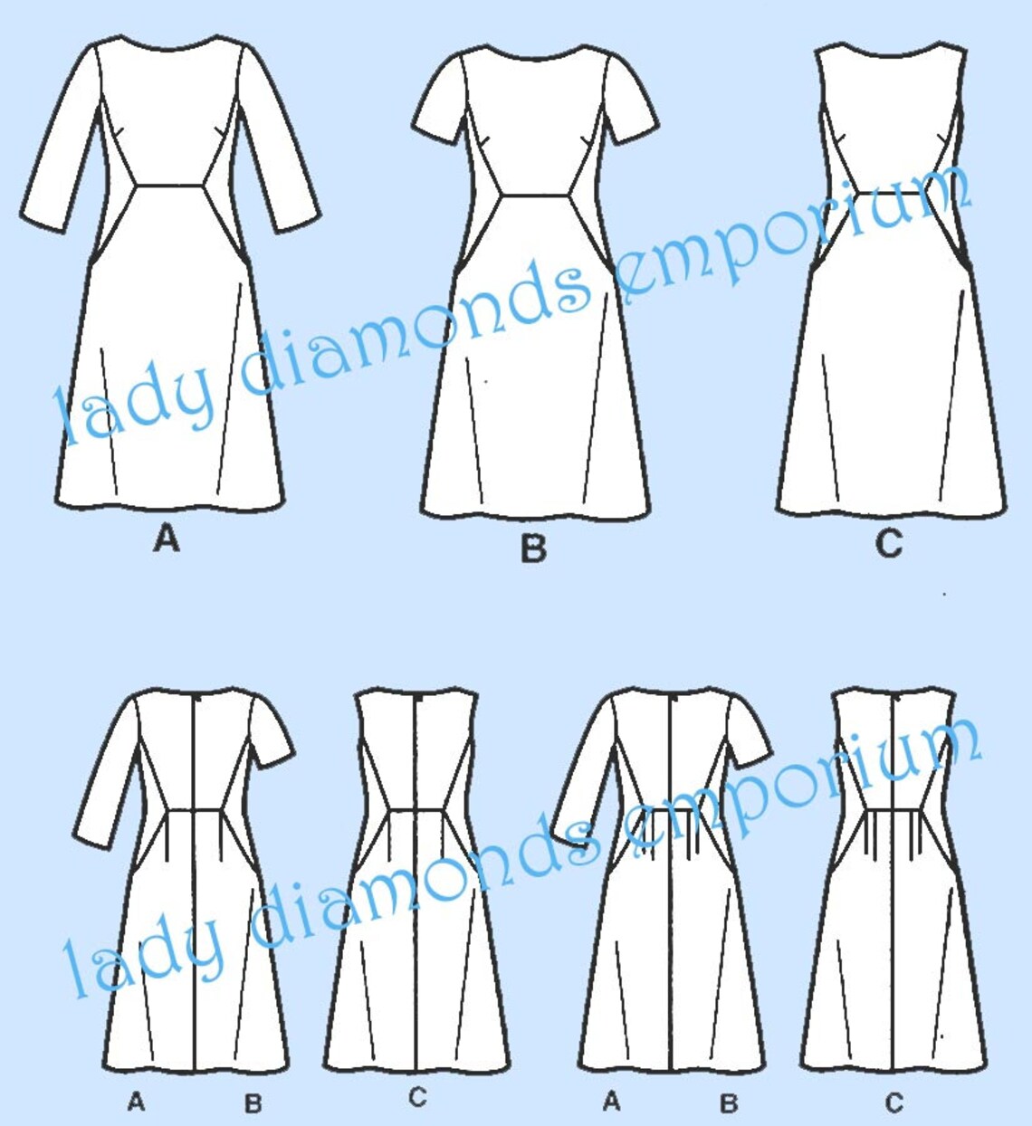 Amazing Fit Dress for Slim Average & Curvy Figures Womens Size - Etsy