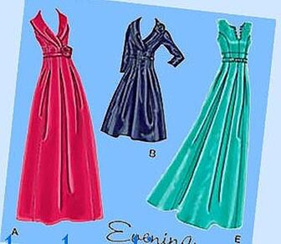 Day or Evening Mini Midi Maxi Empire Waist Dress Wide Lapel Collar ...