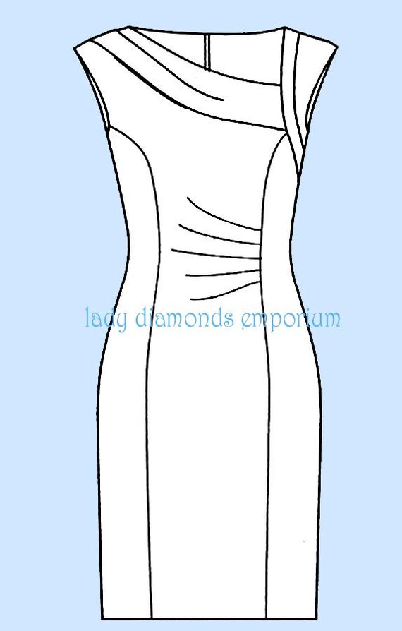 Kits & How To Sewing & Fiber Vogue V1369 Kay Unger Designer DRESS ...