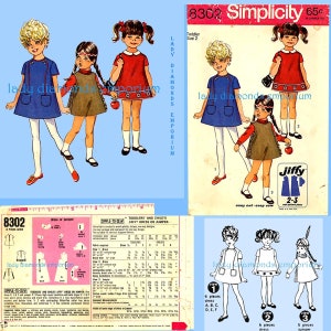 Vintage Toddlers Patterns 1940’s – 1960’s Size 1, 2, 3 Sewing Pattern ...