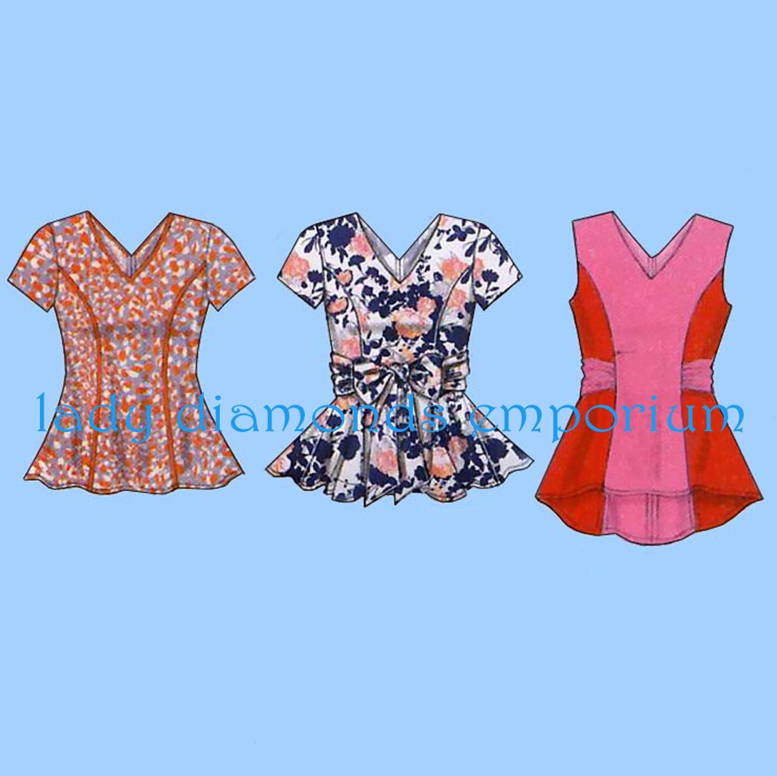 Womens Fitted & Flared Top Princess Seam Short Sleeve - Etsy