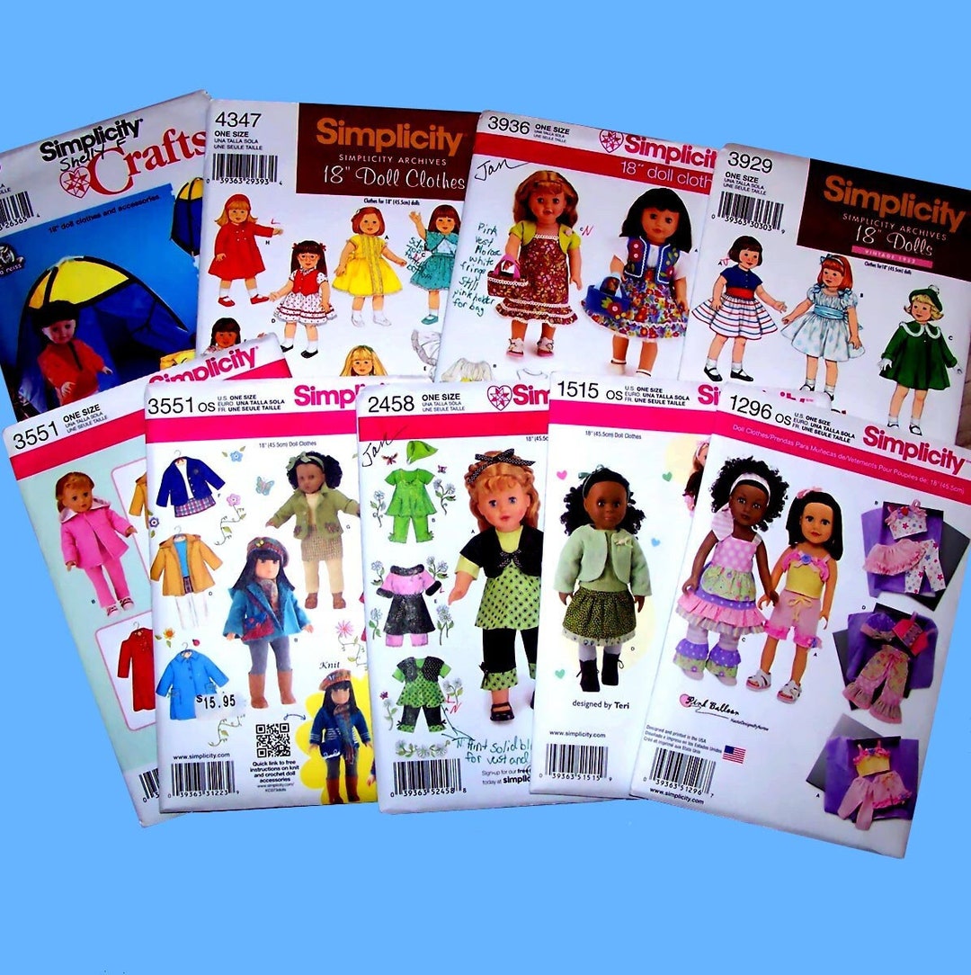 Clothes for 18 Doll Pants Skirt Tops Leggings Shorts Camping Tent ...