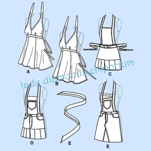 Recycled Jeans Aprons Denim Calico Satin Corduroy Broadcloth 5 ...