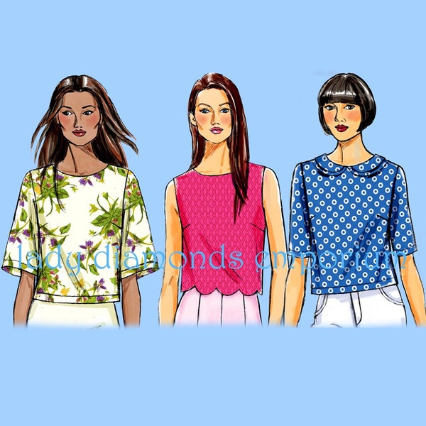 Easy Blouse Pattern - Etsy