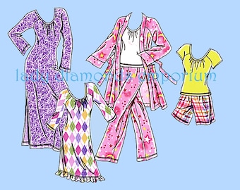 UNCUT Simplicity Sewing Pattern 3696 Misses Pajama Coordinates - Etsy
