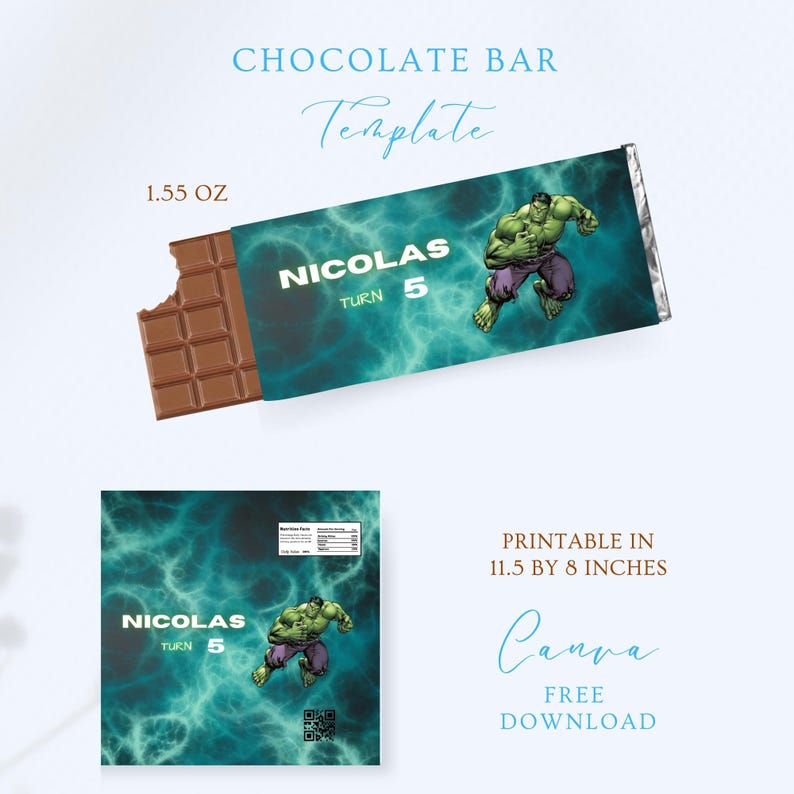 Hulk Party Package, Hulk Birthday Invitation, Hulk Birthday Printables ...