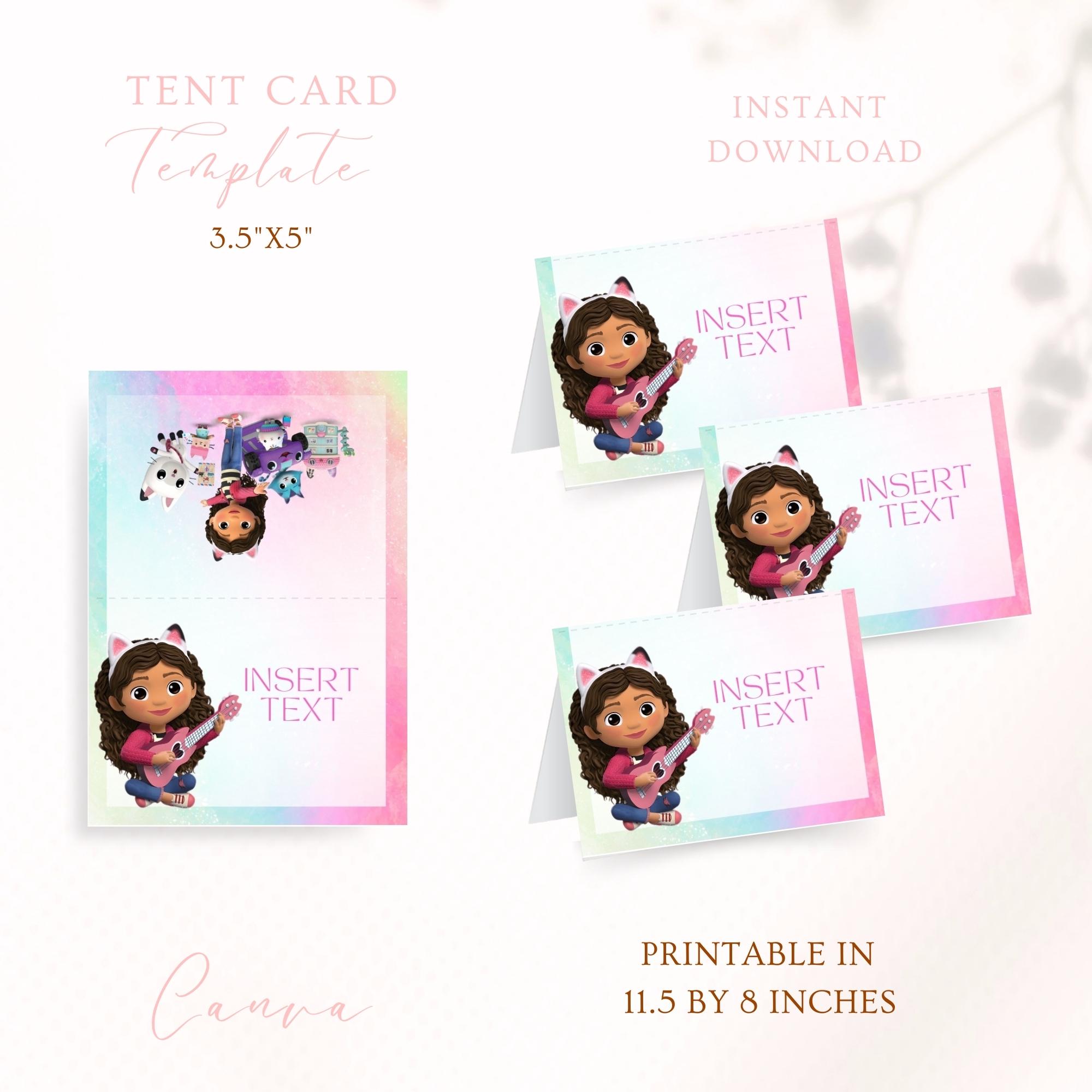 Gabby's Dollhouse Party Package, , Gabby's Dollhouse Invitation, Gabby ...