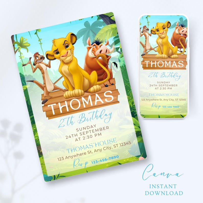 Lion King Party Package, Lion King Birthday Party Package, Lion King ...