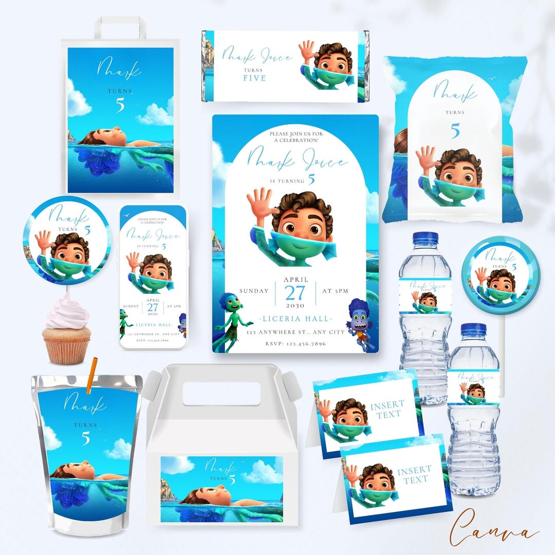 Luca Party Package, Luca Birthday Party Package, Luca Birthday ...