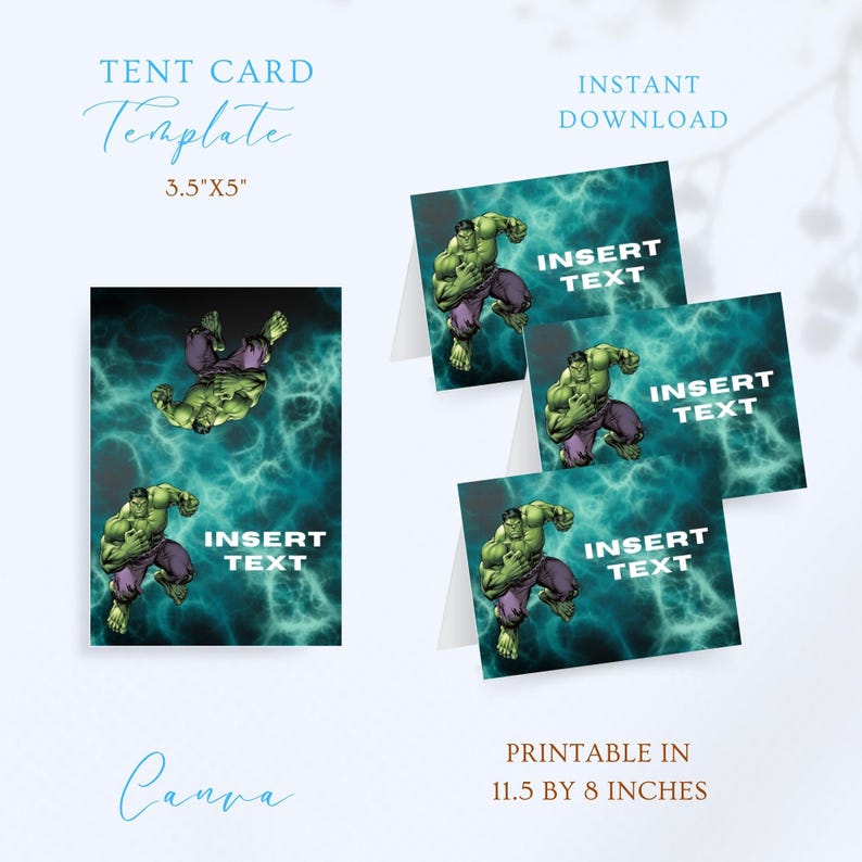 Hulk Party Package, Hulk Birthday Printables, Avengers Birthday ...