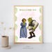 Shrek Welcome Sign, Shrek for Girl Birthday Party, Shrek Welcome Board ...