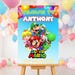 Super Mario Welcome Sign, Super Mario Birthday Party, Super Mario ...
