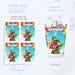 Super Mario Food Label, Super Mario Chocolate Wrap, Super Mario Capri ...