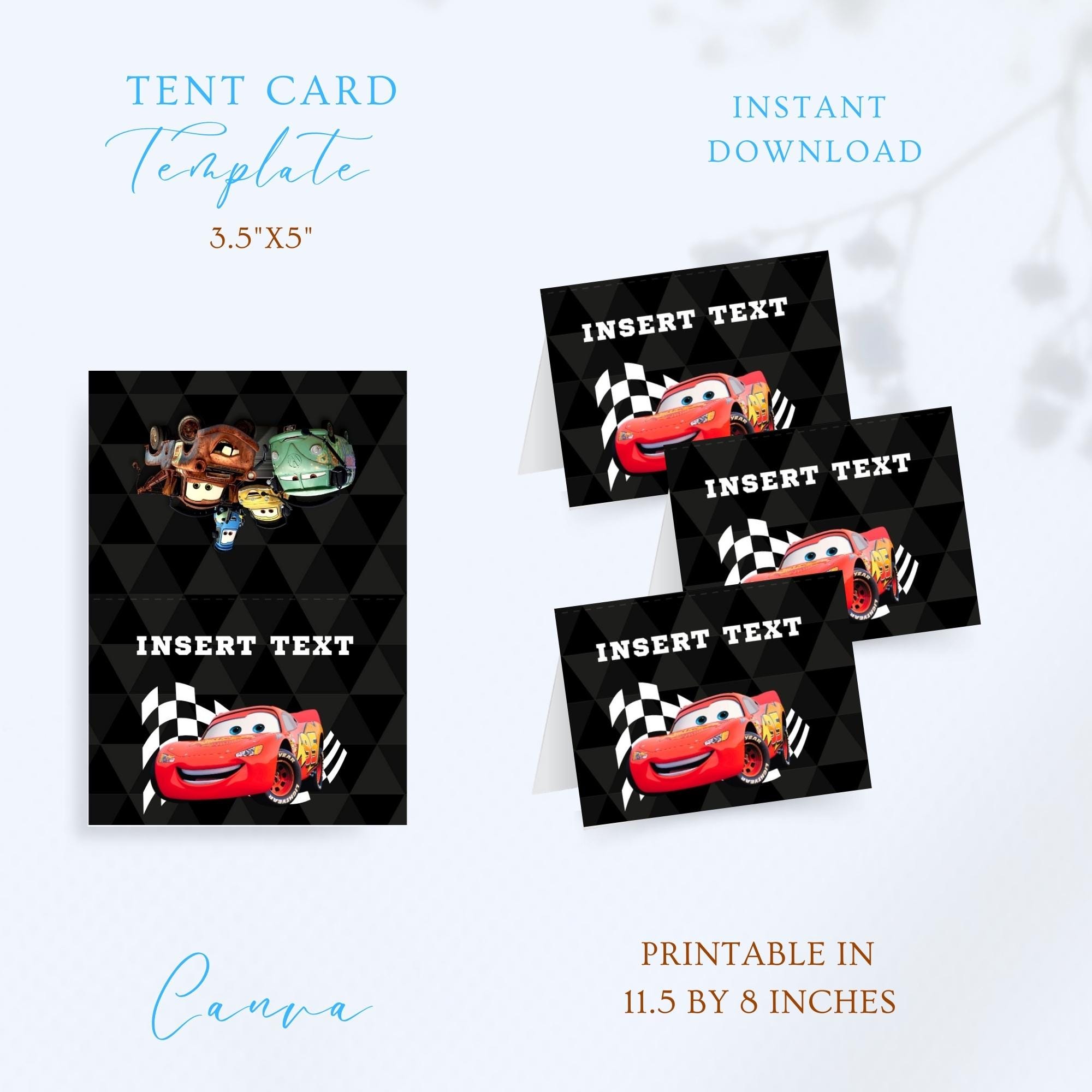 Cars Food Label, Cars Chocolate Wrap, Cars Capri Sun, Cars Paper Bag ...