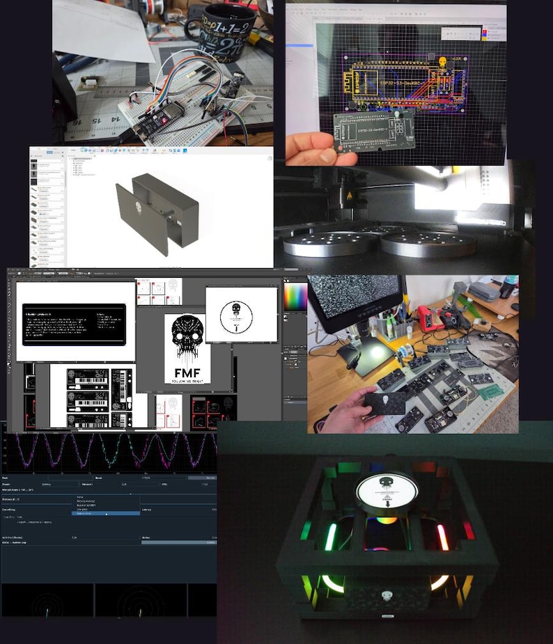 Halloween Animatronic Prop: Radar Tracking, Moving Head, Leds - Android ...