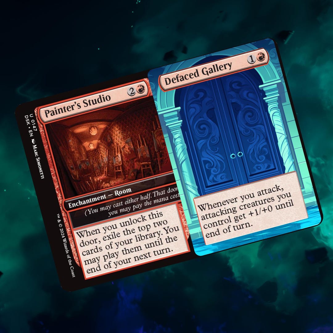 Cut-out Holographic Door Tokens Title & Description Room Card Covers ...