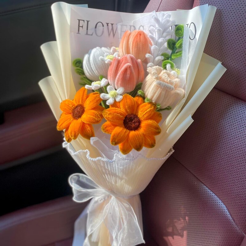 Pipecleaner Flower Bouquet - Etsy