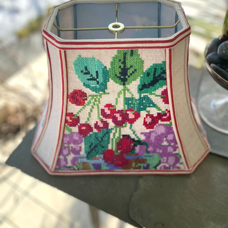 Embroidered Lampshade - Etsy