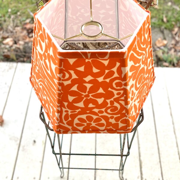 Orange Lamp Shade - Etsy