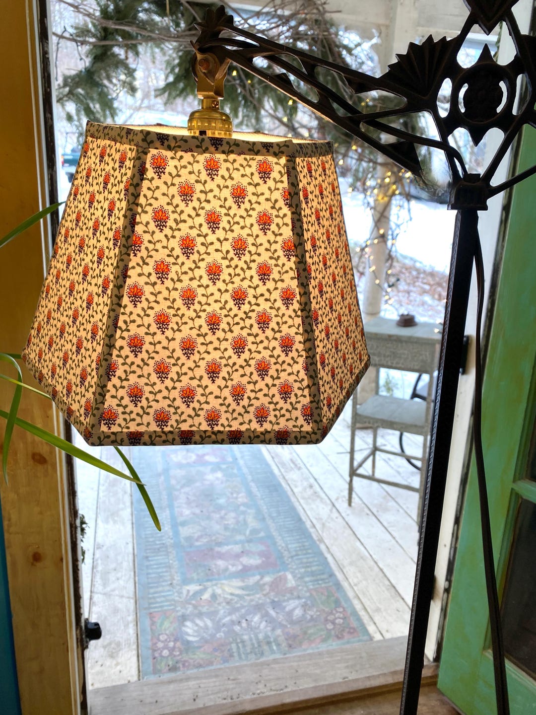 Classic French Country Bridge Lampshade, Threaded Uno Lamp Shade ...