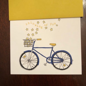 Basket of Wishes Star Bike Congratulations or Birthday Card - Etsy