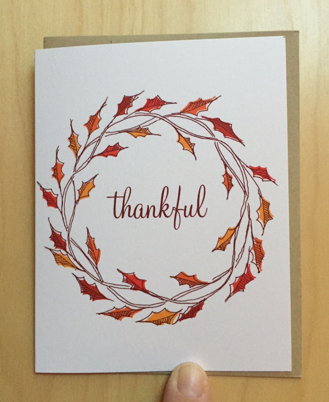 Thankful Note Cards - Thanksgiving Greeting Cards - Etsy