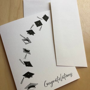 Hats off to Graduate Congratulations Graduation Card - Etsy